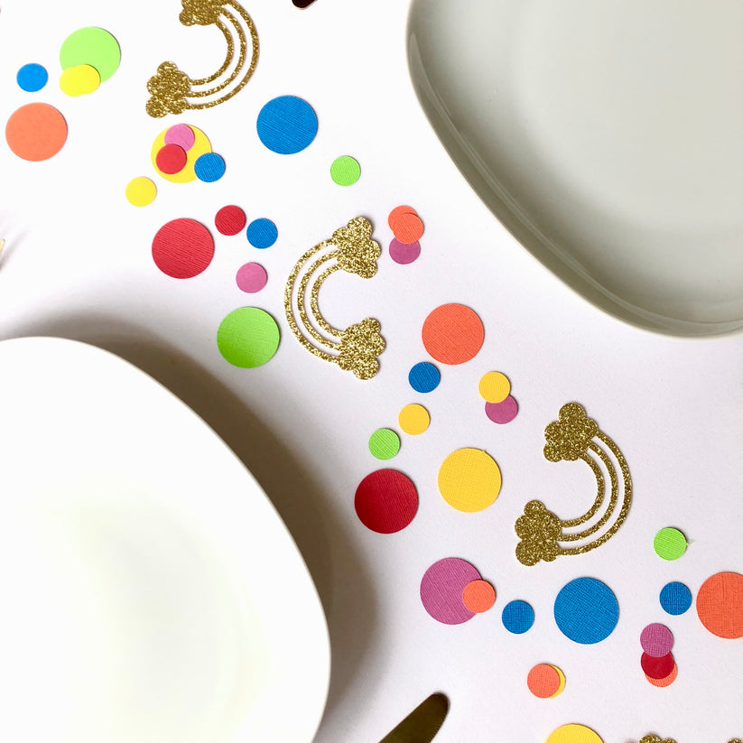 Rainbow Confetti, Table Scatters, Table Sprinkle – Handcrafted by Bel